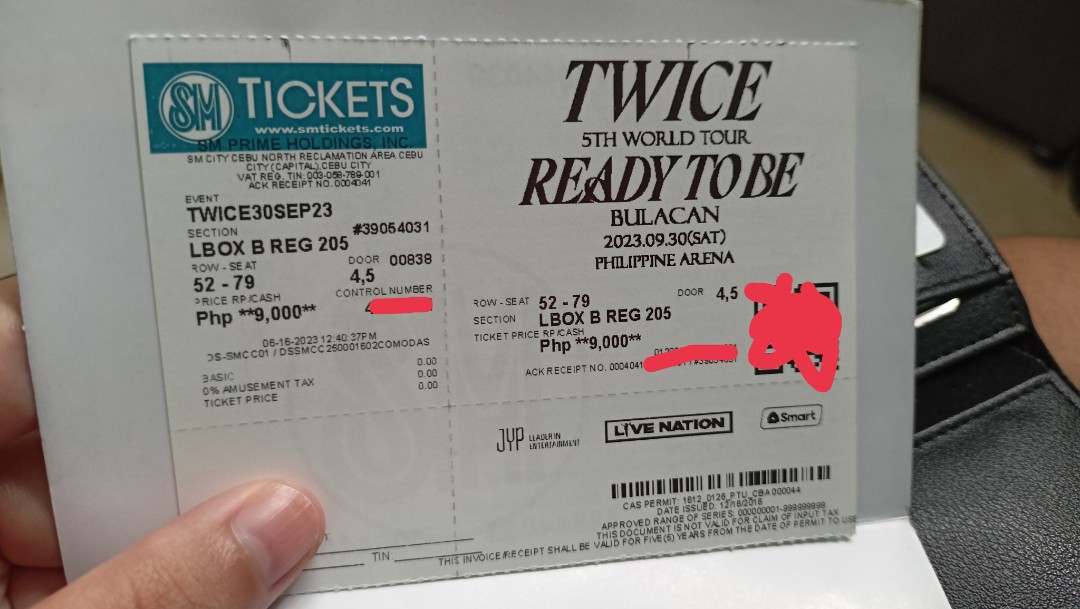 Twice 5th World tour Ready to be, Tickets & Vouchers, Event Tickets on ...