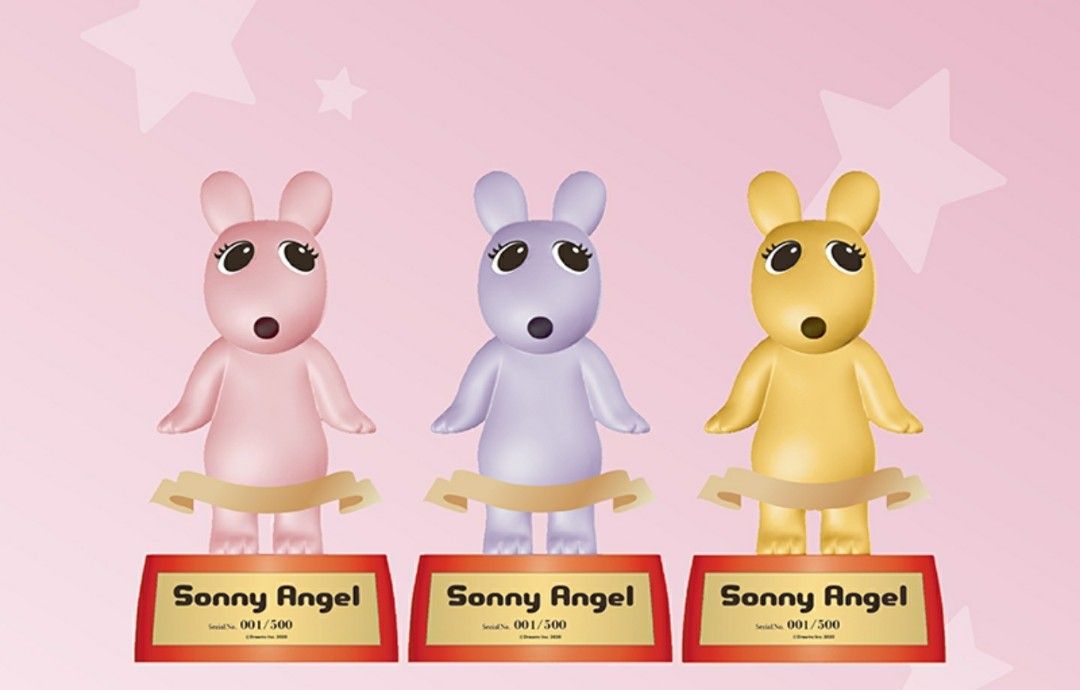 [ULTRA RARE LIMITED EDITION 300 SETS ONLY SONNY ANGEL] ROBBY ANGEL GOLD ...