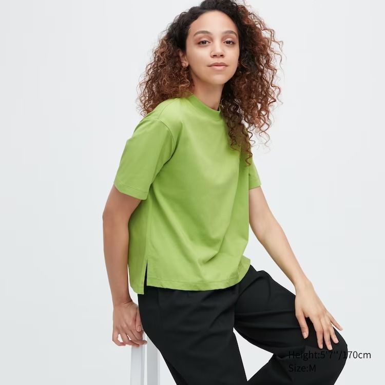 Uniqlo U Airism Shirt - Custom Embroidered, Women's Fashion, Tops ...