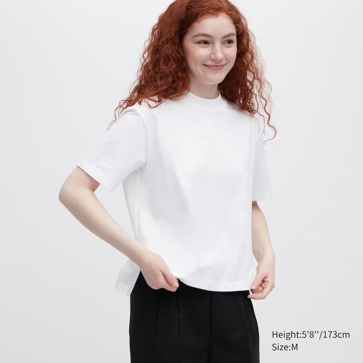 Uniqlo U Airism Shirt - Custom Embroidered, Women's Fashion, Tops ...
