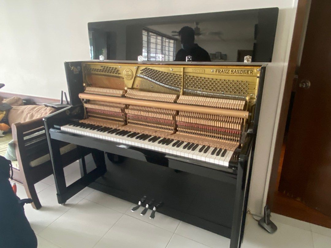 UPRIGHT FRANZ SANDER PIANO, Hobbies & Toys, Music & Media, Musical ...