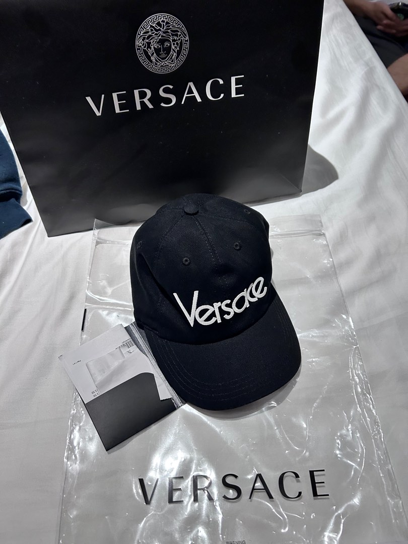 Versace Cap, Men's Fashion, Watches & Accessories, Caps & Hats on Carousell