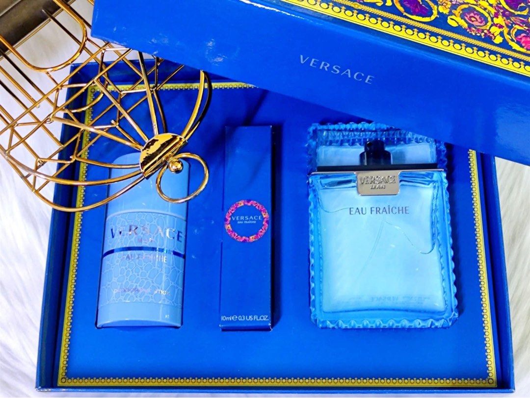 Versace Eau Fraiche Perfume & Deo Stick Set 100ml on Carousell
