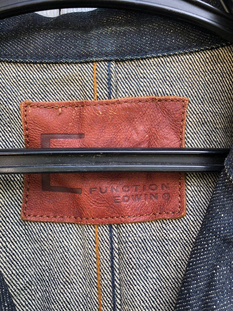 Vintage Edwin E.function Kain Jean Keras Jacket, Men's Fashion, Coats, Jackets and Outerwear on ...