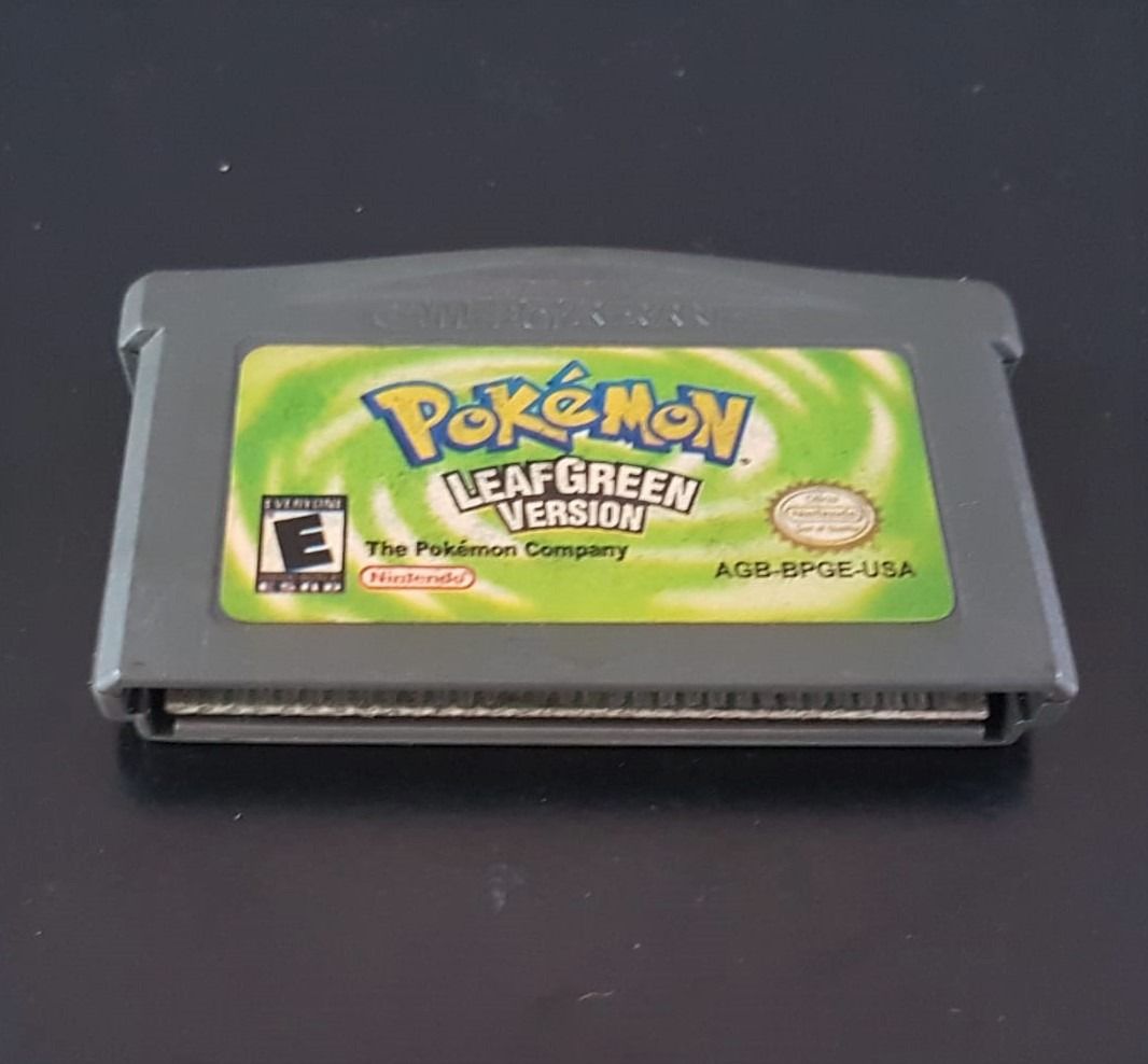 Vintage Pokemon Game, Pokemon Green Leaf Version, Nintendo Game Boy ...