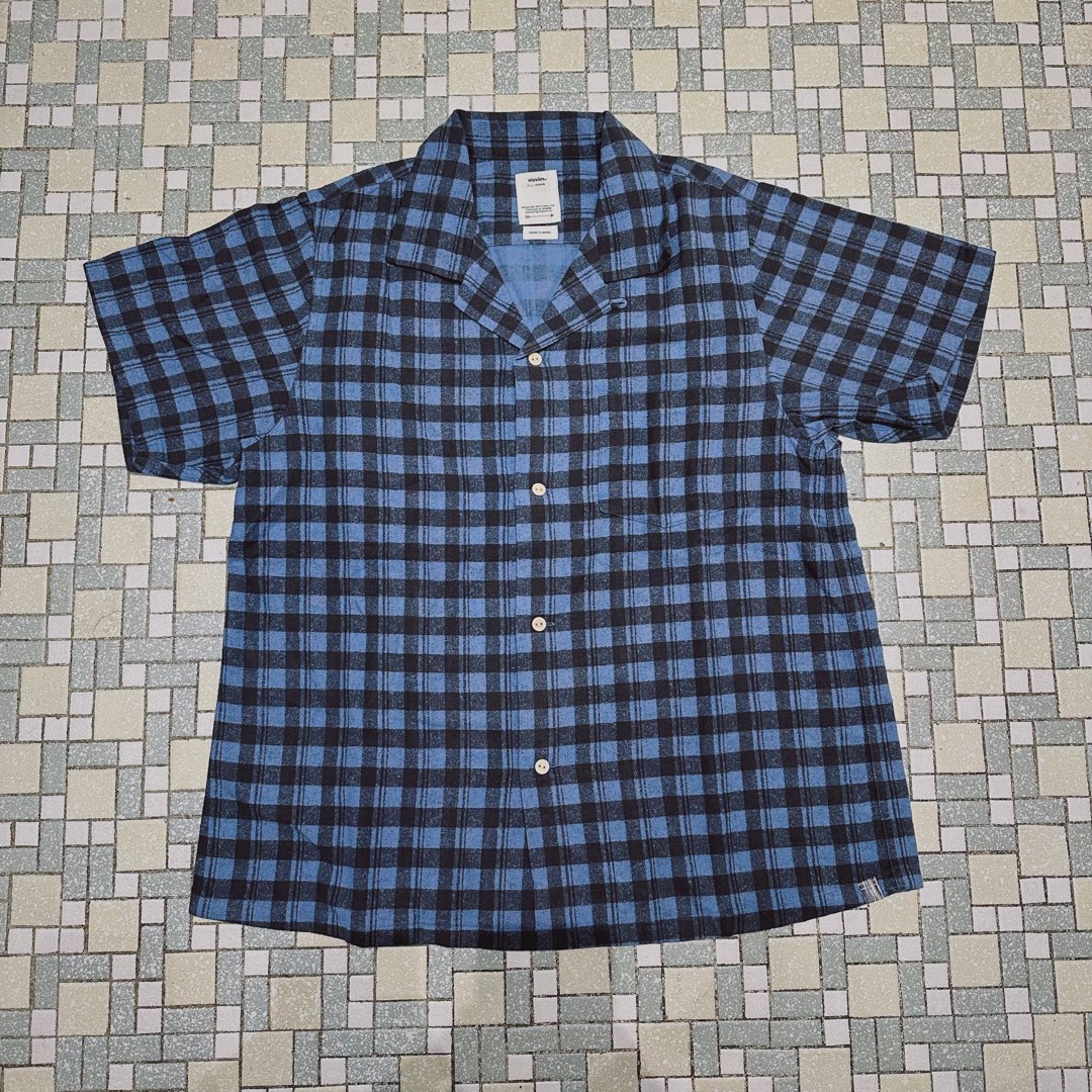 Visvim fairway shirt khadi check, Men's Fashion, Tops & Sets, Formal ...