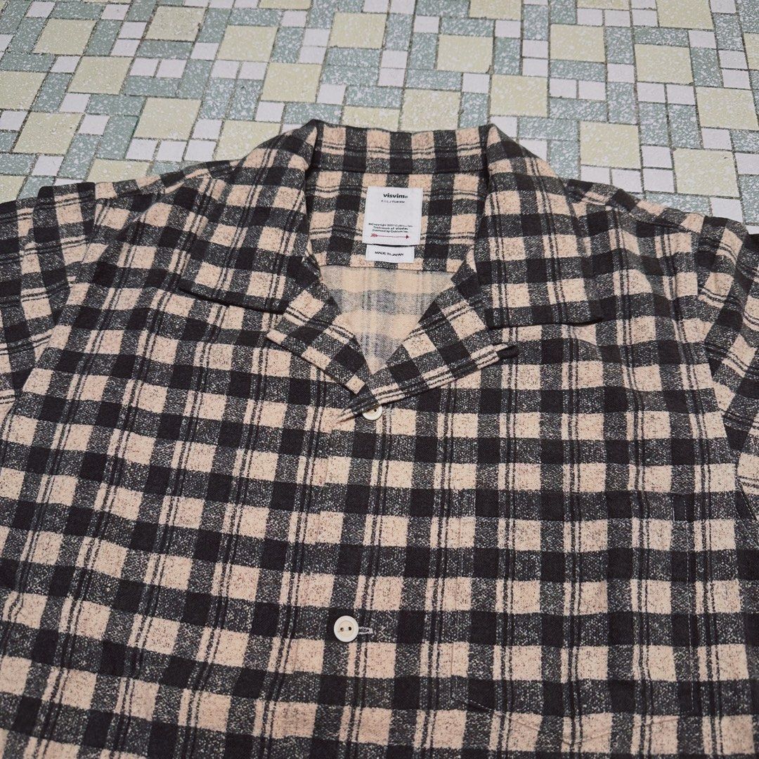 Visvim fairway shirt khadi check, Men's Fashion, Tops & Sets, Formal ...