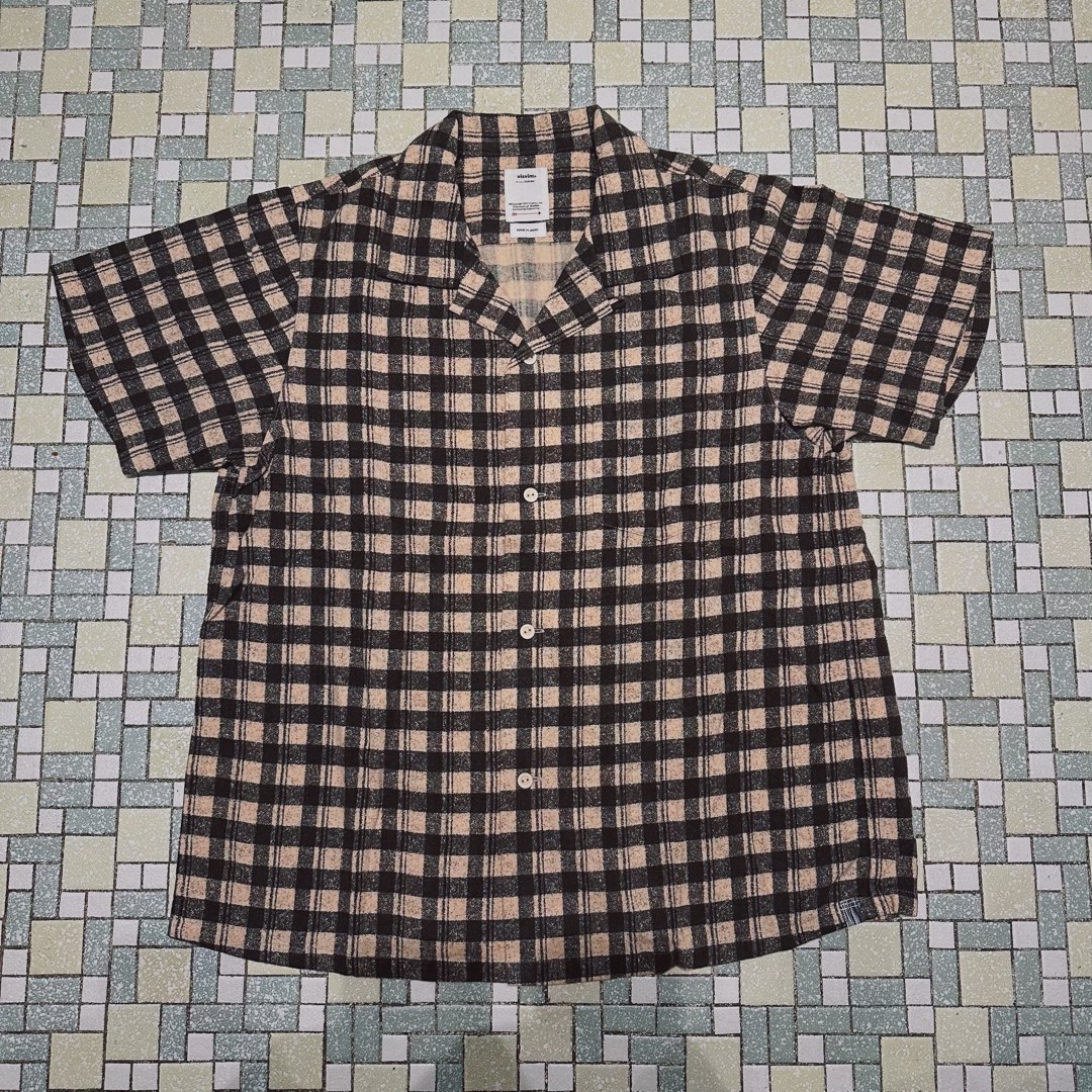 Visvim fairway shirt khadi check, Men's Fashion, Tops & Sets, Formal ...