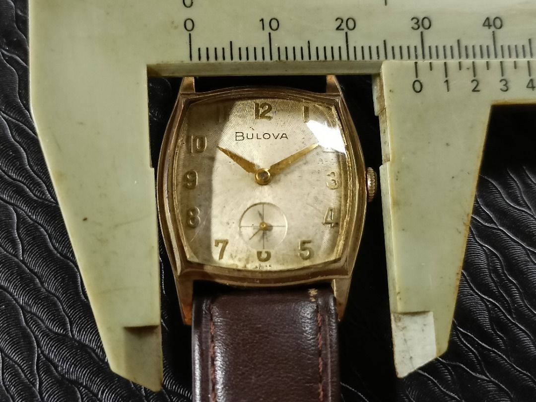 Vtg Bulova 10K RGP Bezel Mechanical Hand-Winding Watch, Men's Fashion ...