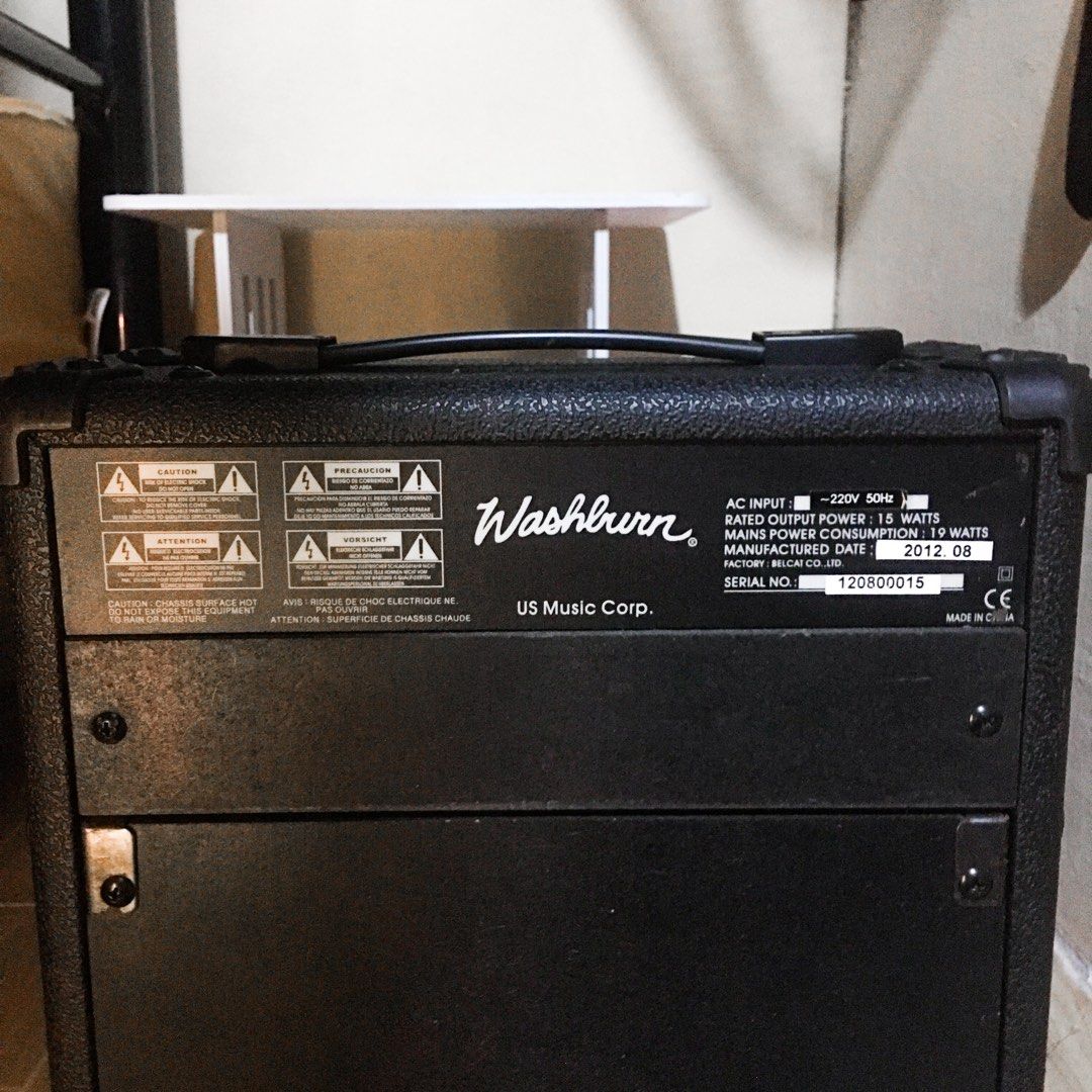 Washburn Guitar Amplifier 15 watts on Carousell