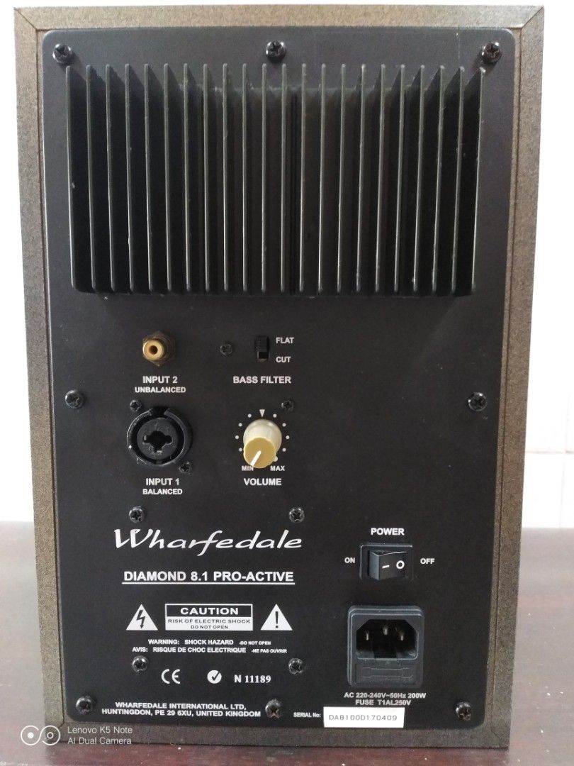 Wharfedale Diamond 8.1 Pro-Active - Single Unit Active Speaker, Audio ...