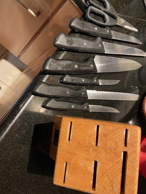 WMF Classic Line block set - 7-piece knife, Furniture & Home Living ...