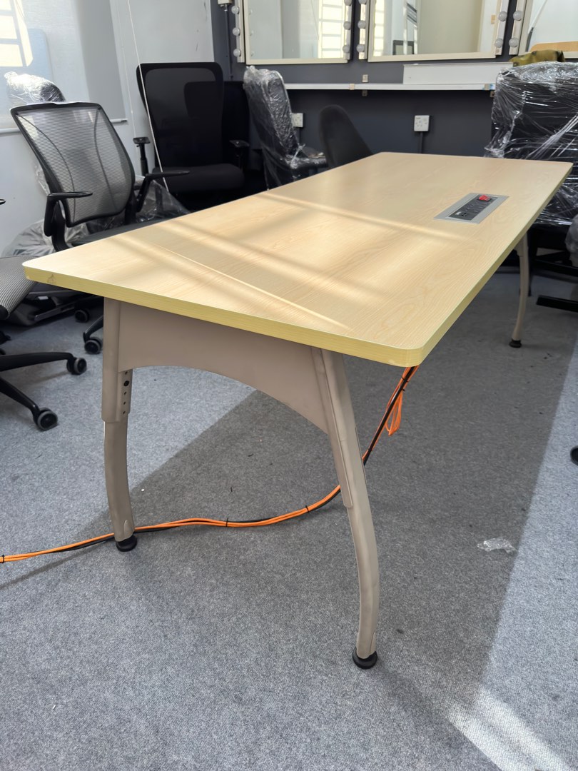 HAWORTH Working table or meeting table with power outlet socket ...