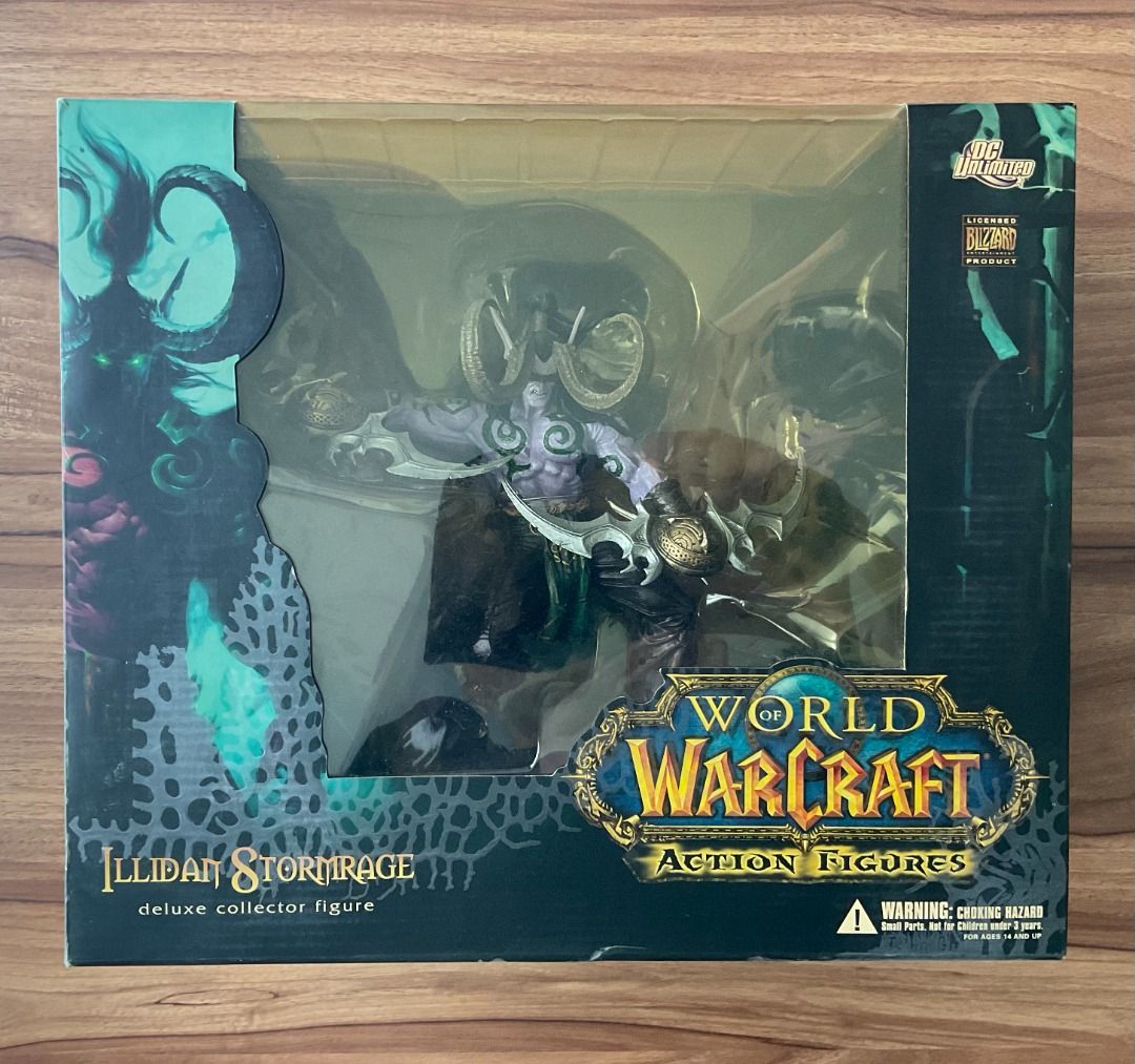 World of Warcraft Wow Action Figures Illidan Stormrage Deluxe Collector ...