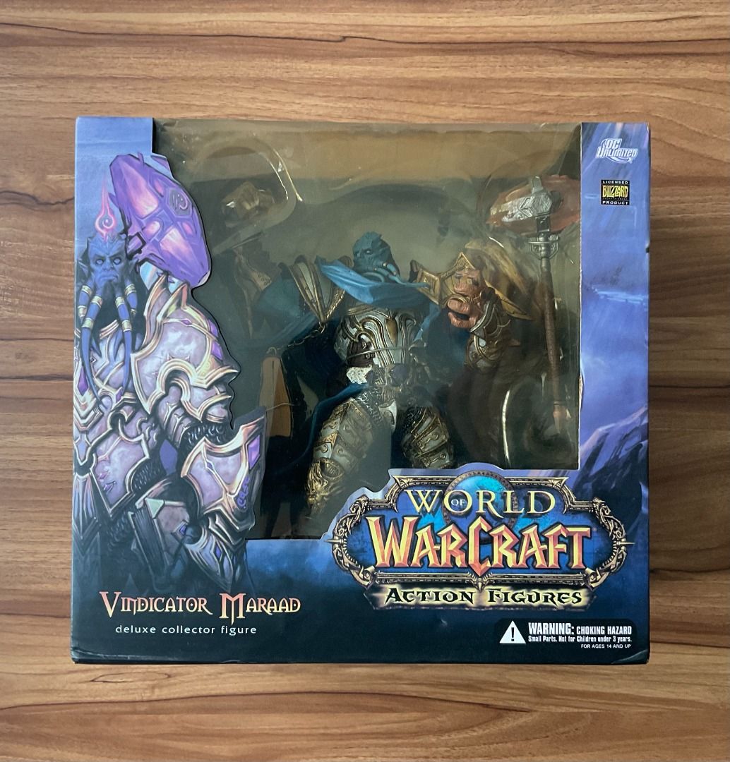 World of Warcraft Wow Action Figures Vindicator Maraad Deluxe Collector ...