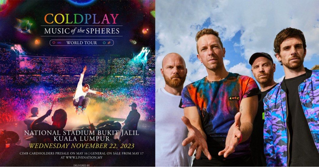 (WTS) Coldplay Concert 2023 KL, Malaysia Higherpower ticket x 1 ...