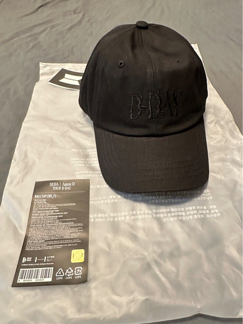 WTS/LFB AGUST D TOUR D-DAY BALL CAP (BLACK), Men's Fashion, Watches ...