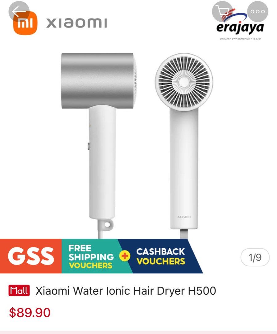 Xiaomi Hair Dryer -Water Ionic H500, Beauty & Personal Care, Hair on ...