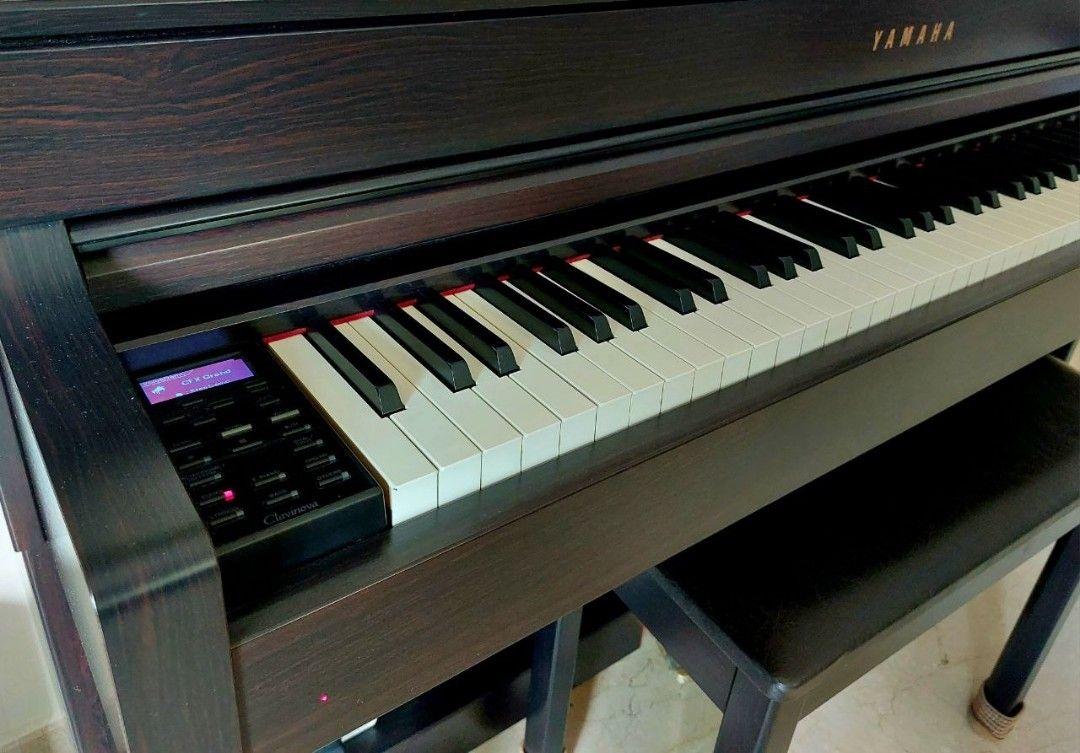 Yamaha Clavinova CLP-545 piano Wood Keyboard, Rosewood colour, Hobbies ...