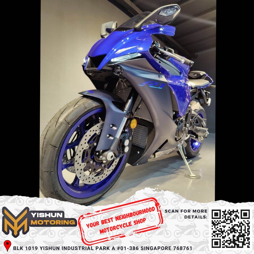 YAMAHA R1 ( NEW YAMAHA R 1 - AGENT UNIT ) | CLASS 2 SPORT BIKE | HONG ...