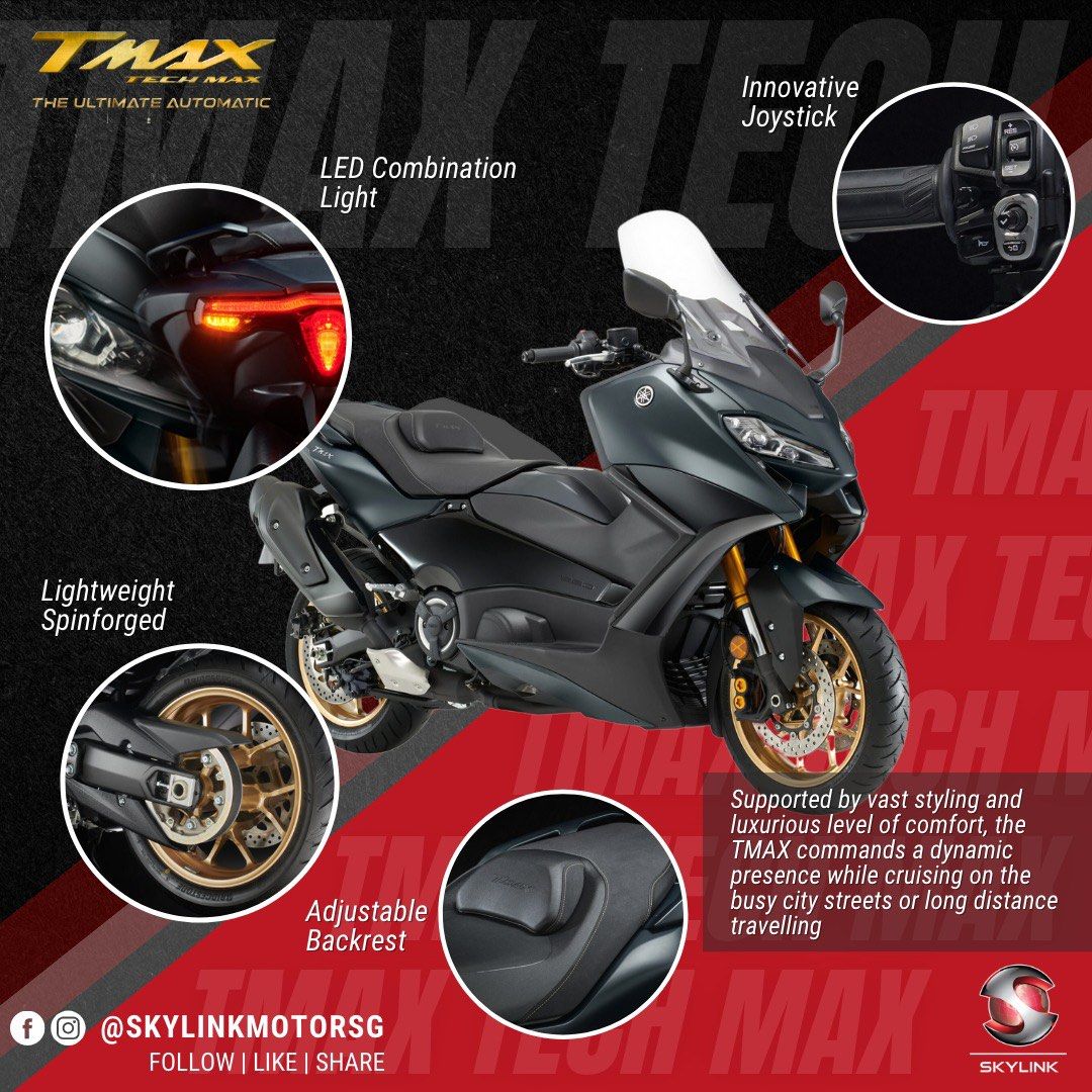 Yamaha T-MAX 2023 READY STOCK!, Motorcycles, Motorcycles for Sale ...