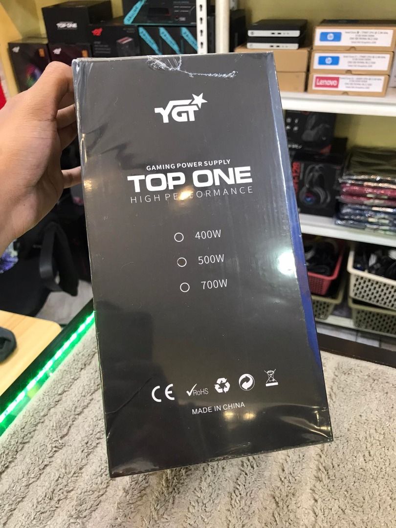 YGT POWER SUPPLY RGB | 500w and 700w, Video Gaming, Gaming Accessories ...