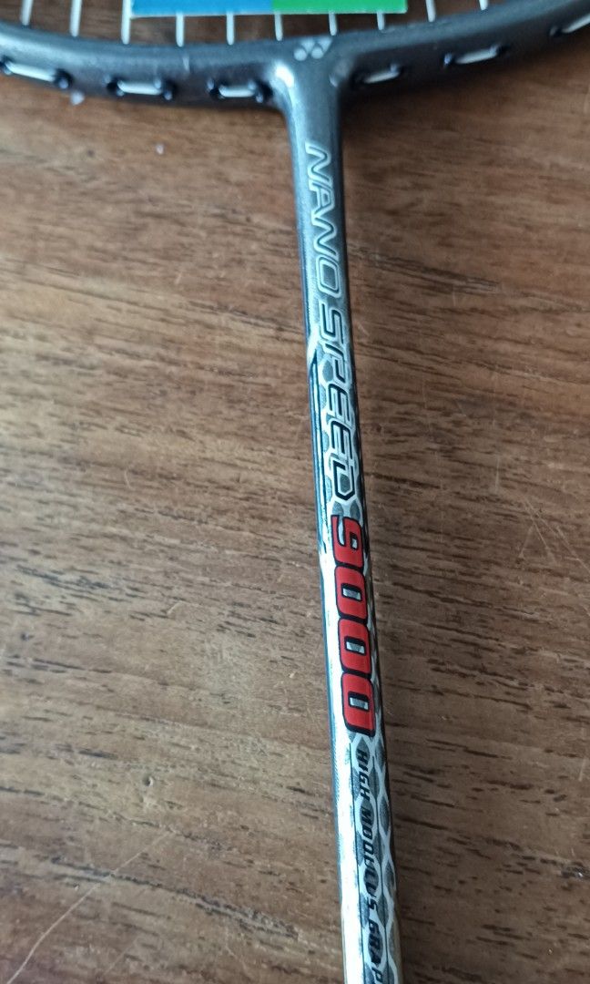 Yonex nano speed 9000, Sports Equipment, Sports & Games, Racket & Ball ...