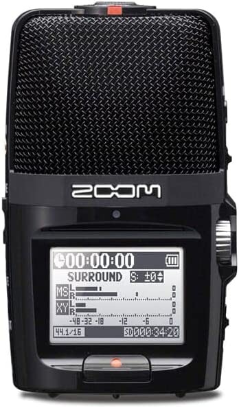 Zoom H2n Stereo/Surround-Sound Portable Recorder, 5 Built-In ...