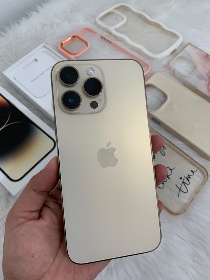 14 Pro Max Gold, Mobile Phones & Gadgets, Mobile Phones, iPhone, iPhone ...