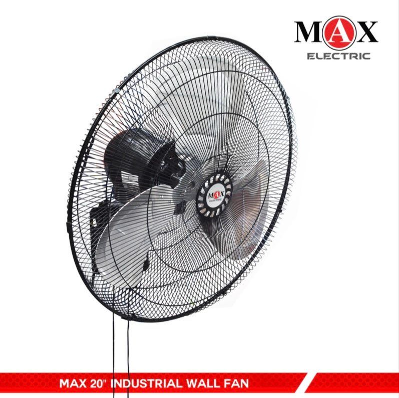 20'' MAXVI Industrial Wall Fan Aluminium Blade, Furniture & Home Living ...