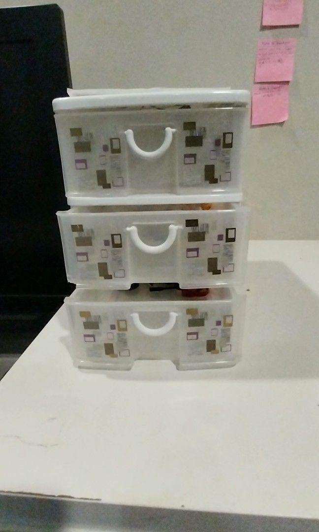 3 tier container/Drawers, Furniture & Home Living, Furniture, Shelves ...