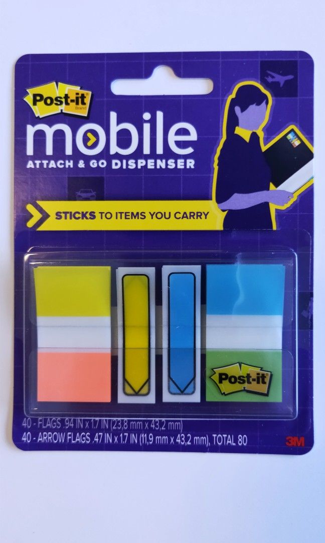 3M mobile attach and go dispenser (post it pad), Hobbies & Toys ...