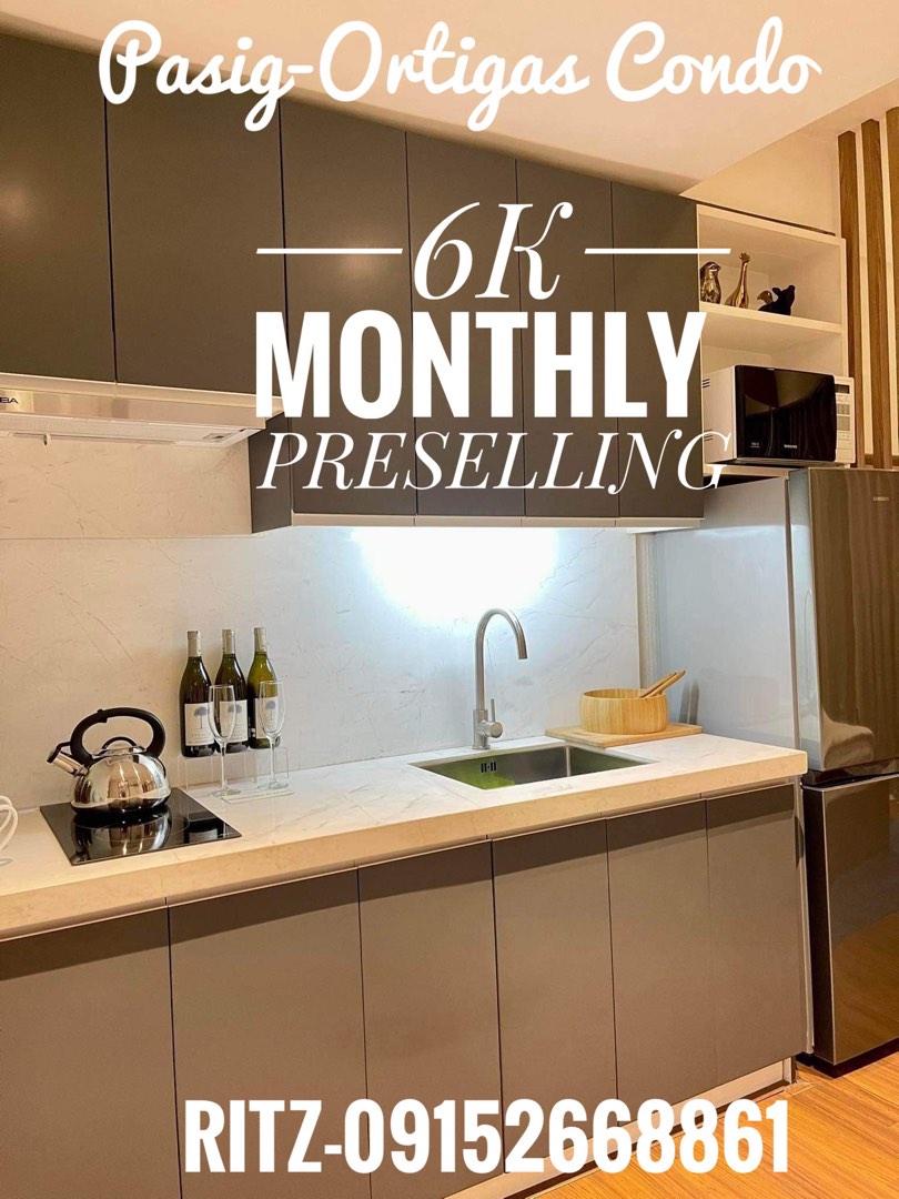 6,000 M.A Studio-1Br No Spot Cash! Preselling Rent to Own Pasig Condo Good for Investment 5% ...