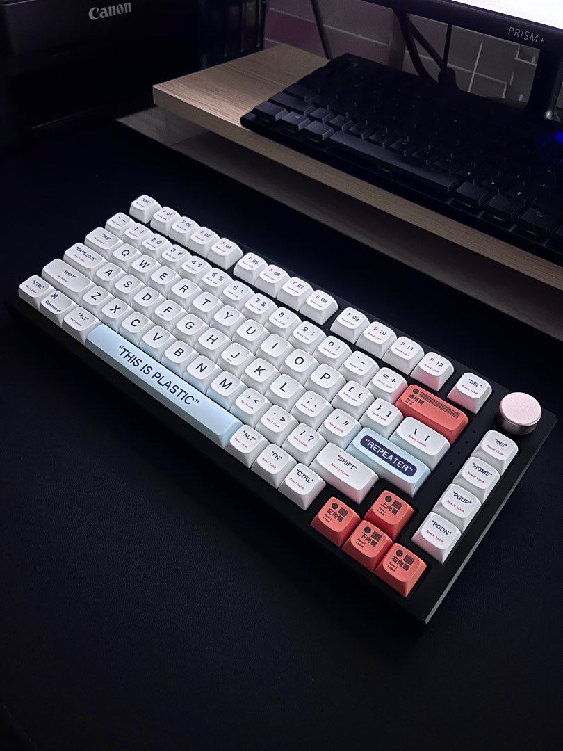 75% custom mechanical keyboard (This is plastic keycaps), Computers & Tech, Parts & Accessories ...