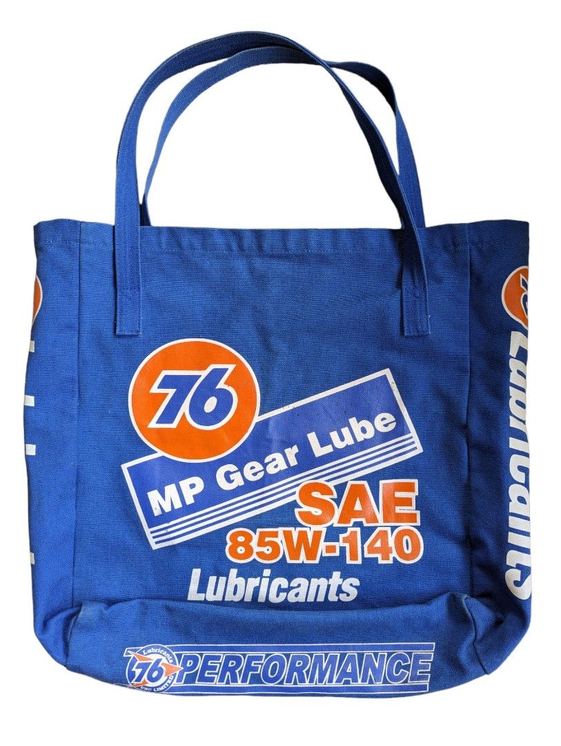 76 LUBRICANTS TOTE BAG, Men's Fashion, Bags, Sling Bags on Carousell