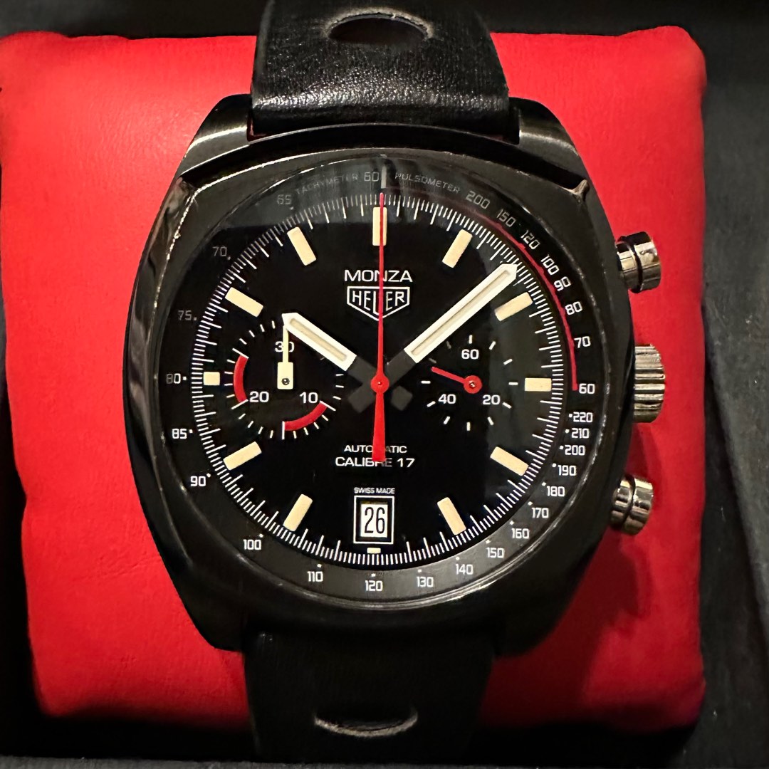 HEUER Monza Titanium CR2080 Limited Edition Complete Set with Calibre ...