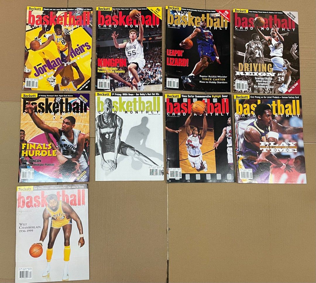 [絶版] 90年代 NBA 雜誌 Beckett 1994-2002年 共90本, 興趣及遊戲, 書本 & 文具, 雜誌及其他 - Carousell