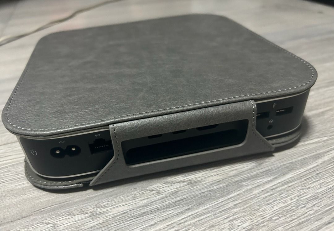 MAC MINI M1 (2020) + leather casing, Computers & Tech, Desktops on ...