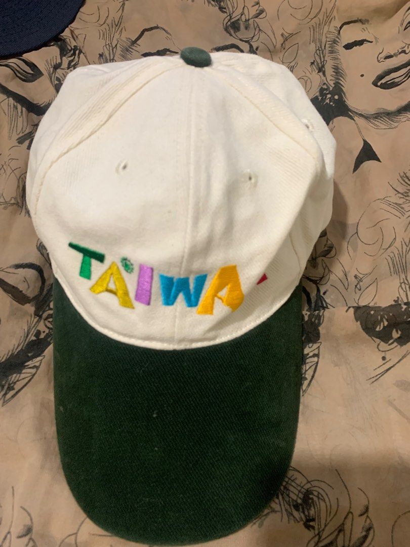 二手 早期 年代感 古著 Taiwan 老帽 棒球帽 vintage cap, 他的時尚, 手錶及配件, 帽子在旋轉拍賣