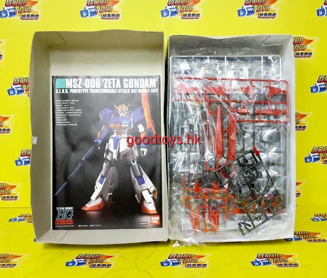 全新未砌 BANDAI 高達 GUNDAM 1/144 HG 模型 MSZ-006 Z GUNDAM 劇場公開記念版 (EXTRA FINISH VERSION) Z 高達 電鍍版, 興趣及 ...
