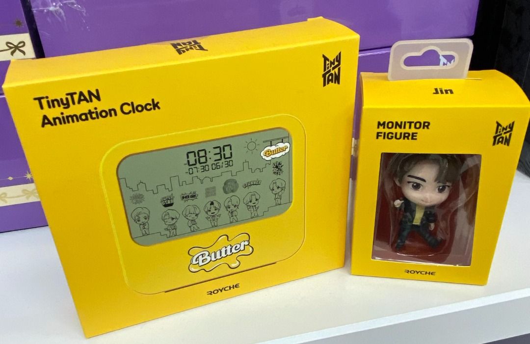 ** CALLING ALL BTS FANS! ** TinyTan Butter Digital Clock + Monitor ...