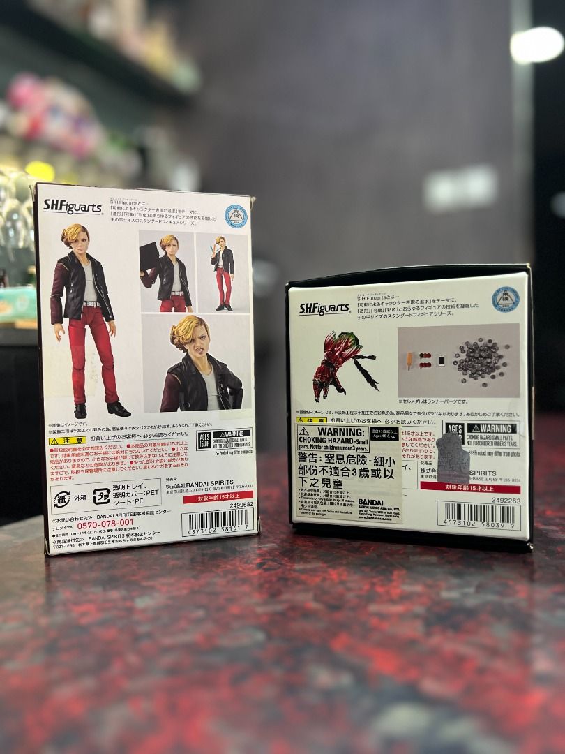 中古二手 SHF S.H.Figuarts Ankh 人間體 幪面超人 OOO Kamen Rider OOO 真骨雕, 興趣及遊戲, 玩具 ...