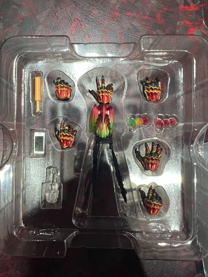 中古二手 SHF S.H.Figuarts Ankh 人間體 幪面超人 OOO Kamen Rider OOO 真骨雕, 興趣及遊戲, 玩具 ...