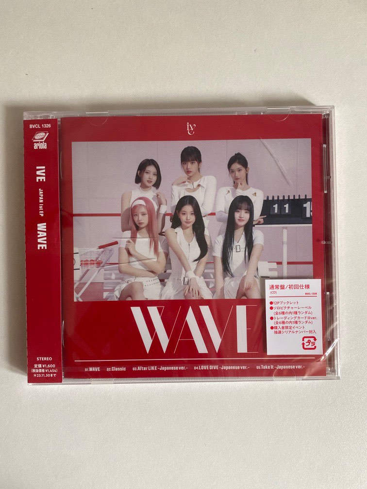 [ SOLD ON TELE ] ive japan wave regular edition album jewel case sealed, Hobbies & Toys ...