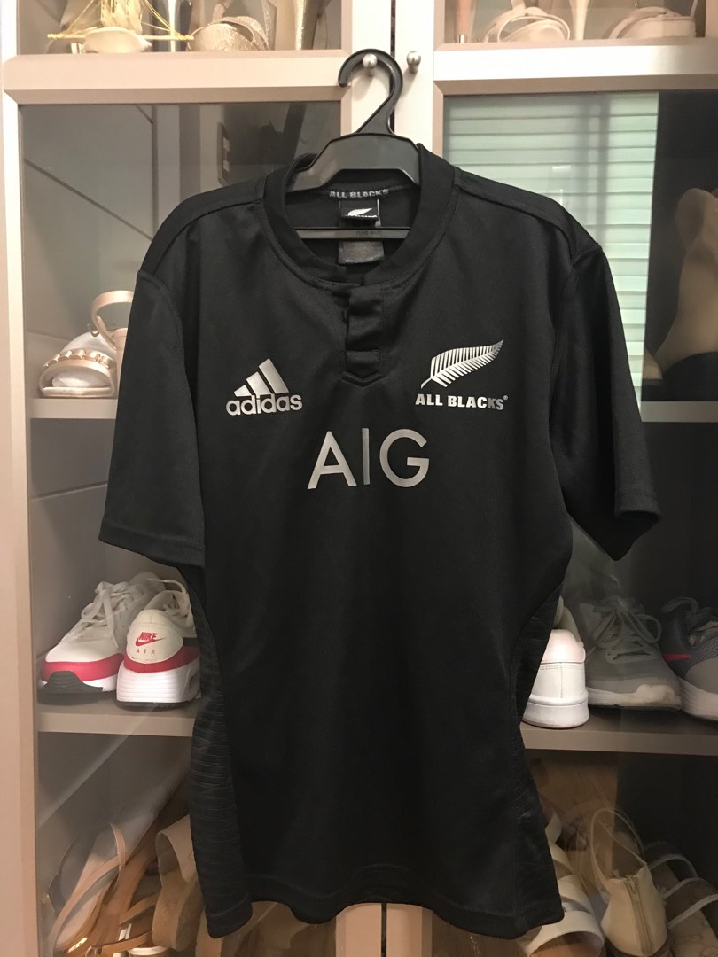 ADIDAS ALL BLACKS FOOTBALL JERSEY, Men's Fashion, Activewear on Carousell