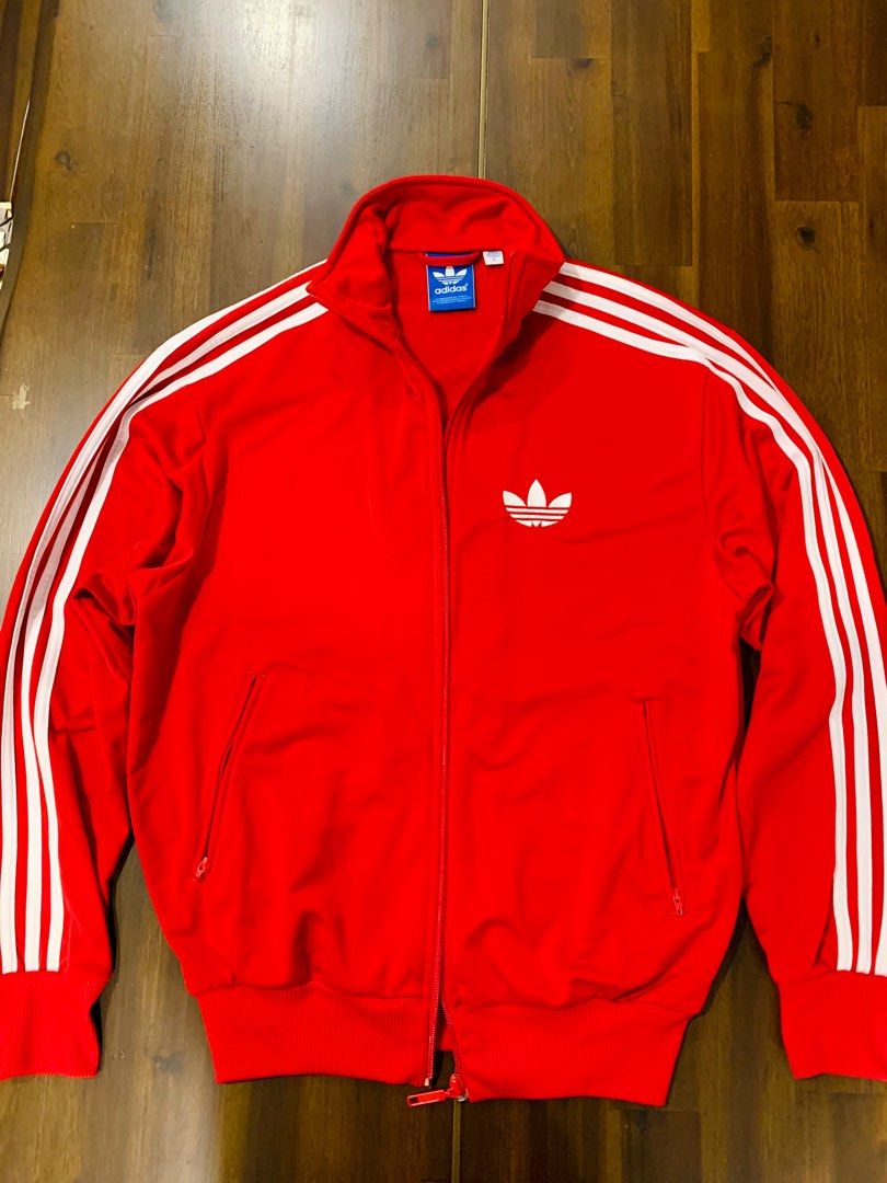 Adidas Jacket (RED), Men's Fashion, Coats, Jackets and Outerwear on ...