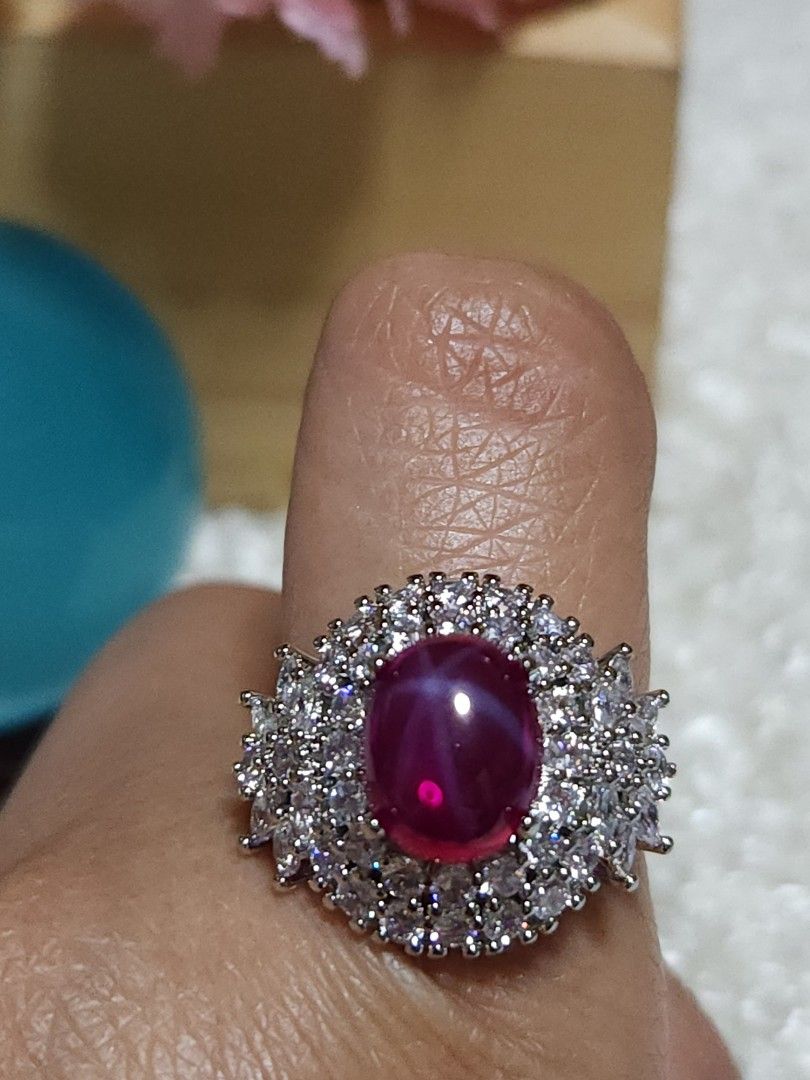 Adjustable Ruby Prism Ring - 5ct, Women's Fashion, Jewelry & Organizers, Rings on Carousell