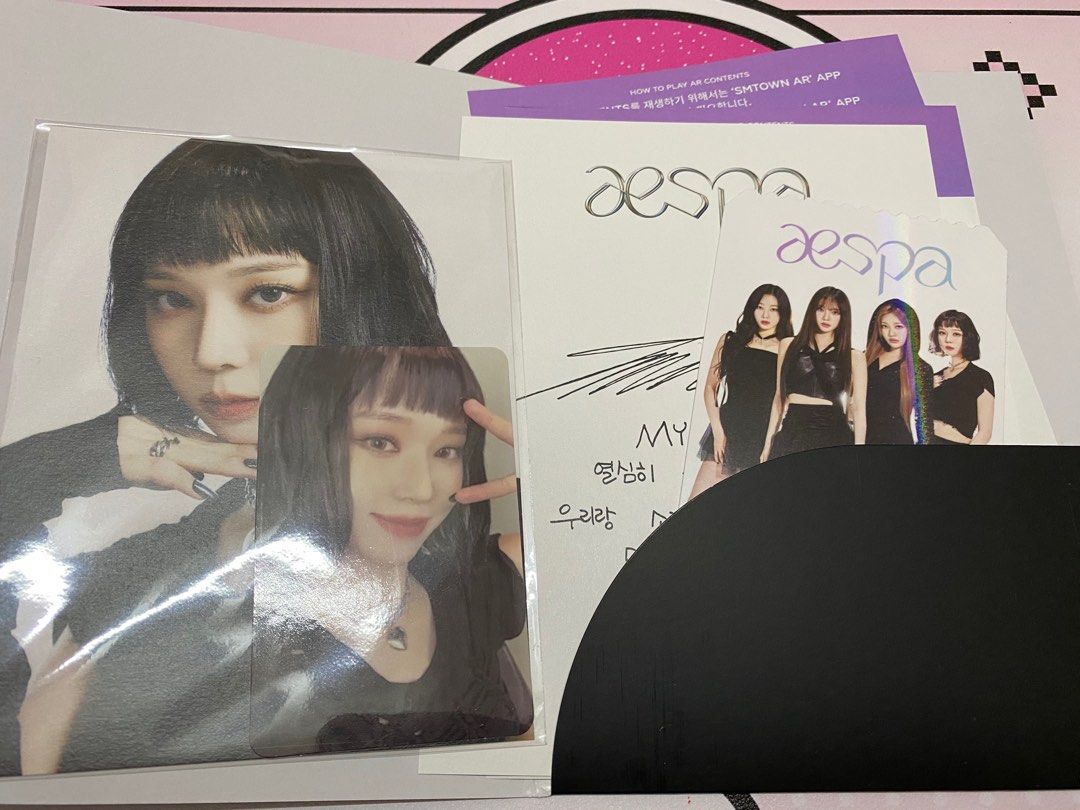 【全齊】aespa Winter AR Ticket set 小卡, 興趣及遊戲, 收藏品及紀念品, 韓流 - Carousell