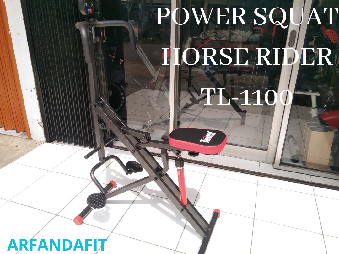 Alat Olahraga Power Squat Horse Rider TL-1100, Olah Raga, Perlengkapan ...