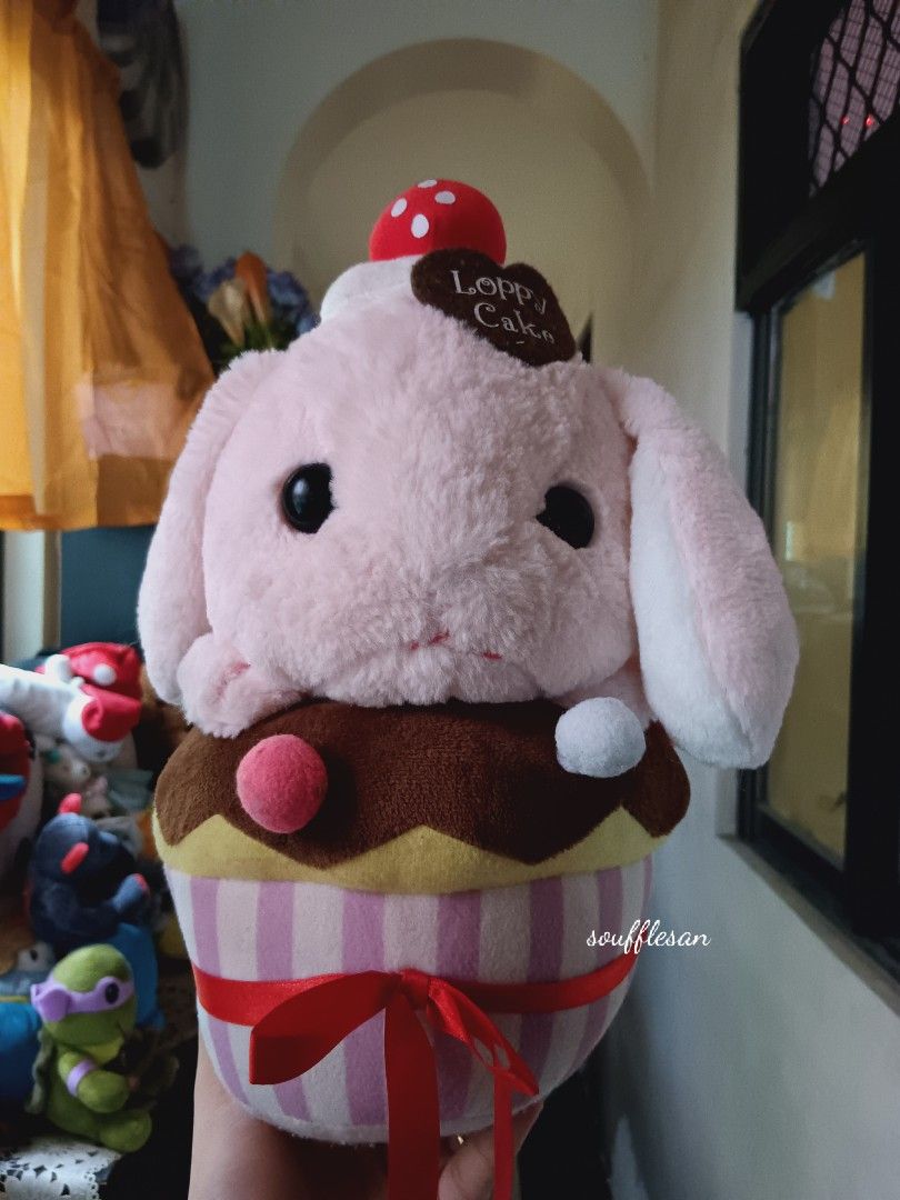 amuse loopy bunny cake plush on Carousell